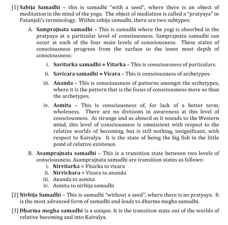 What Really is Samadhi | Yoga | Buddhism | LevelsTypes of Samadhi